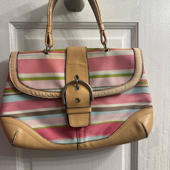 Coach | Bags | Vintage Coach Shoulder Bag Pastel | Poshmark